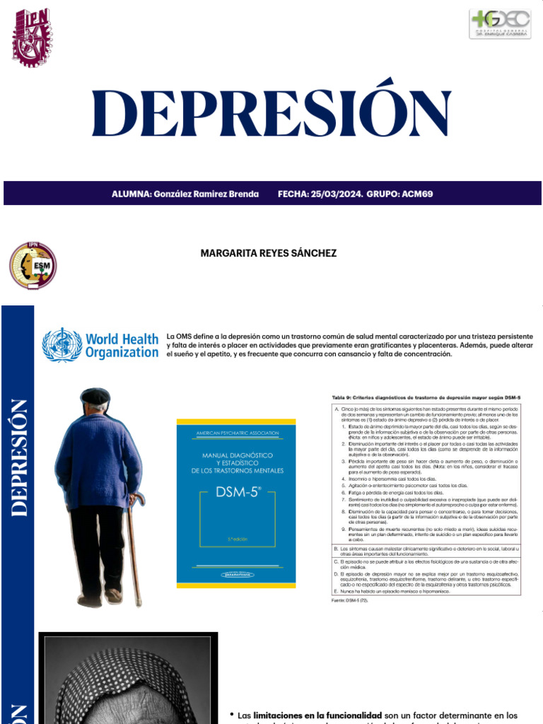 Causas y Tratamiento de la Depresión | PDF | Trastorno depresivo mayor ...