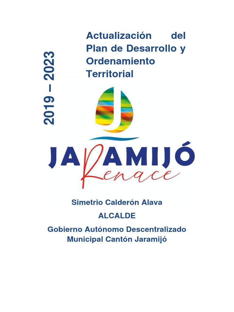 Actualización PDOT 2019-2023 Cantón Jaramijó | PDF | Planificación ...