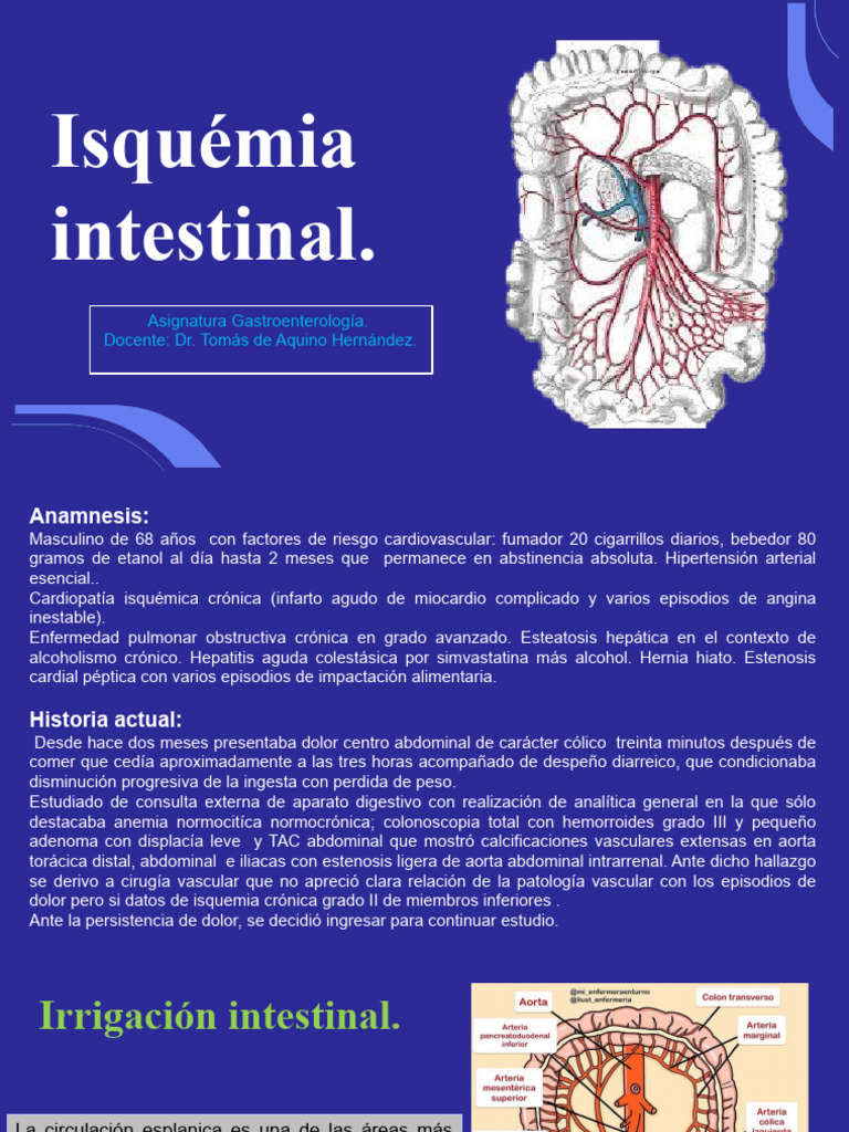 Isquemia Intestinal. 1 | PDF | Isquemia | Embolia