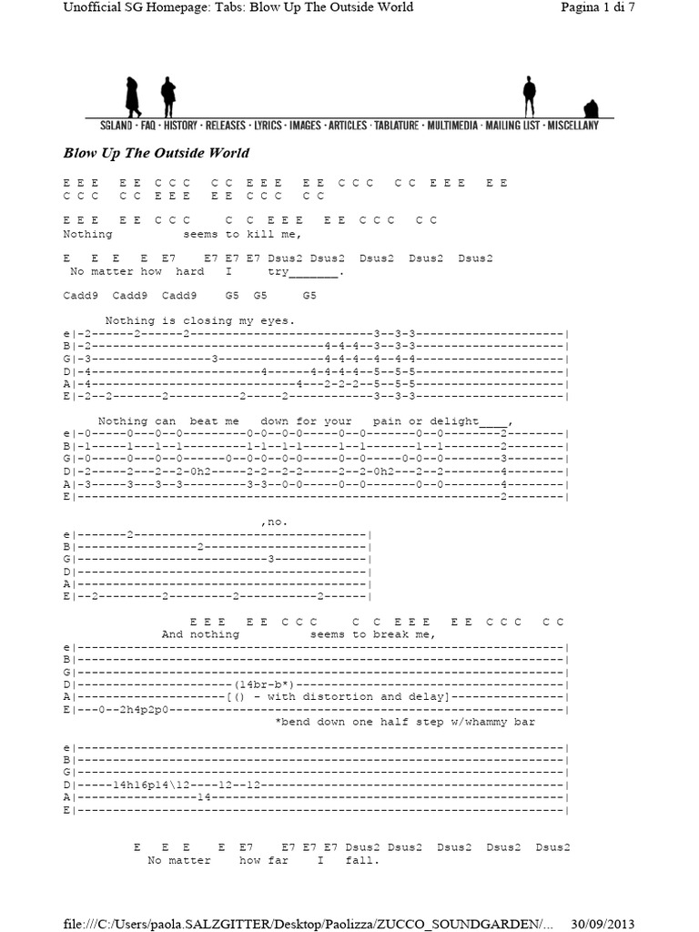 Blow Up The Outside World | PDF