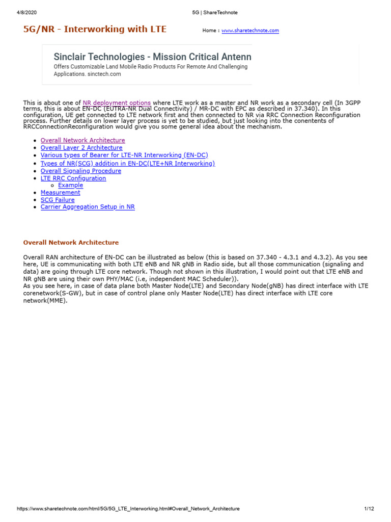 5G - ShareTechnote | Download Free PDF | Network Architecture ...