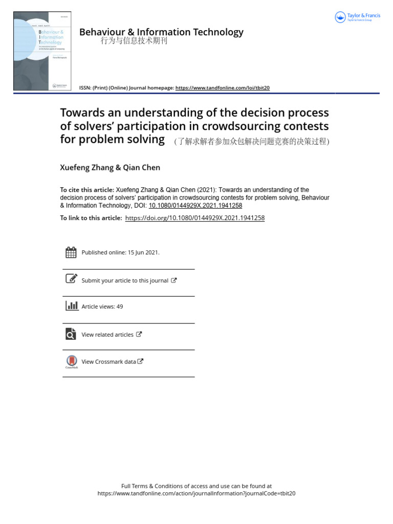 3 Towards An Understanding of The Decision Process of Solvers ...