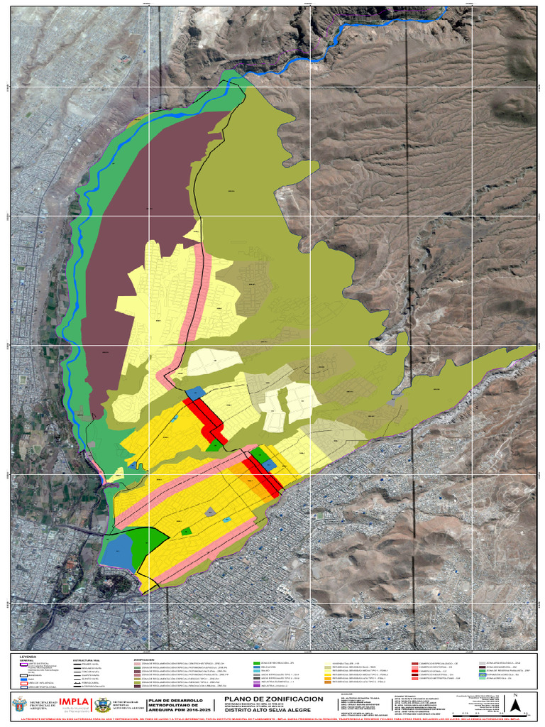PDM Zonificacion2016 2025 | PDF | Planificación | Uso del suelo