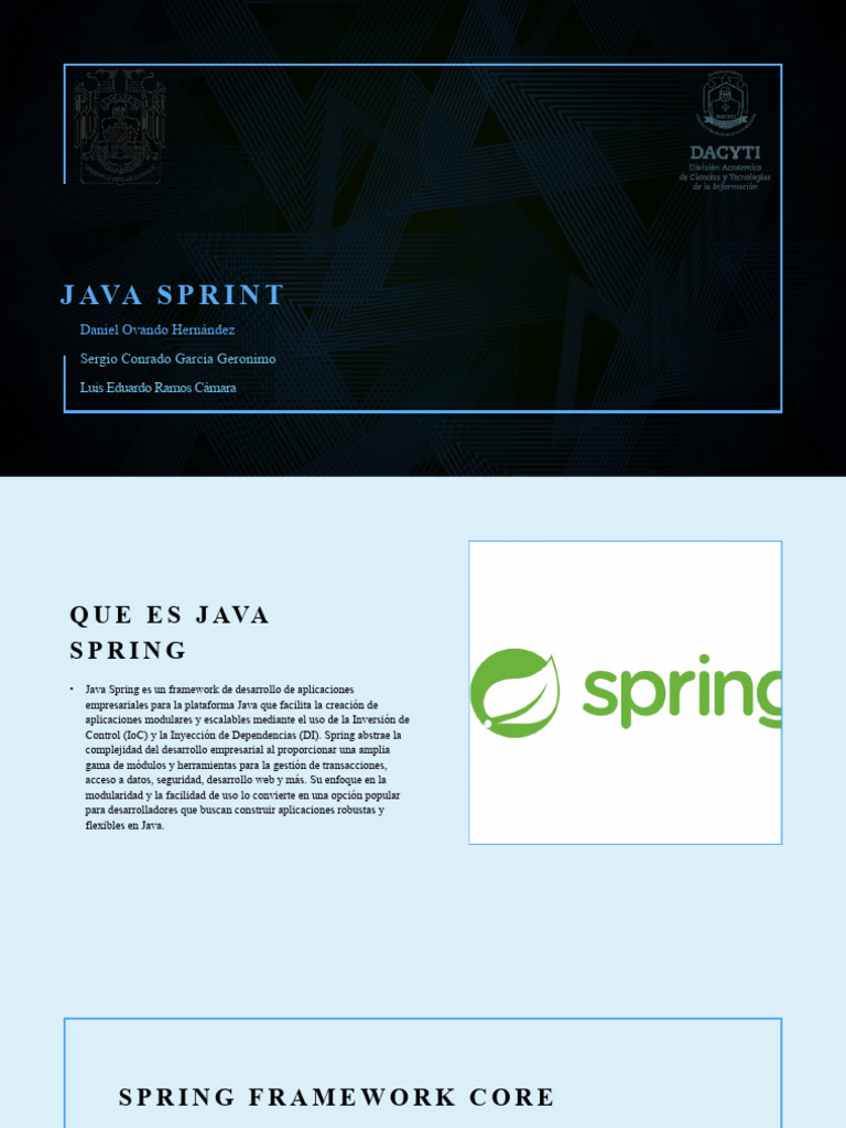 Java Sprint Pdf Spring Framework Computación En La Nube 