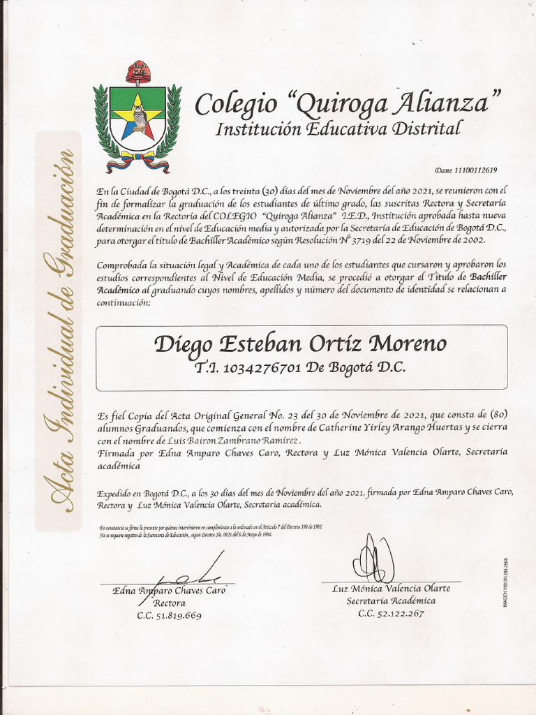 Documentos Diego | Descargar gratis PDF | Documento de identidad