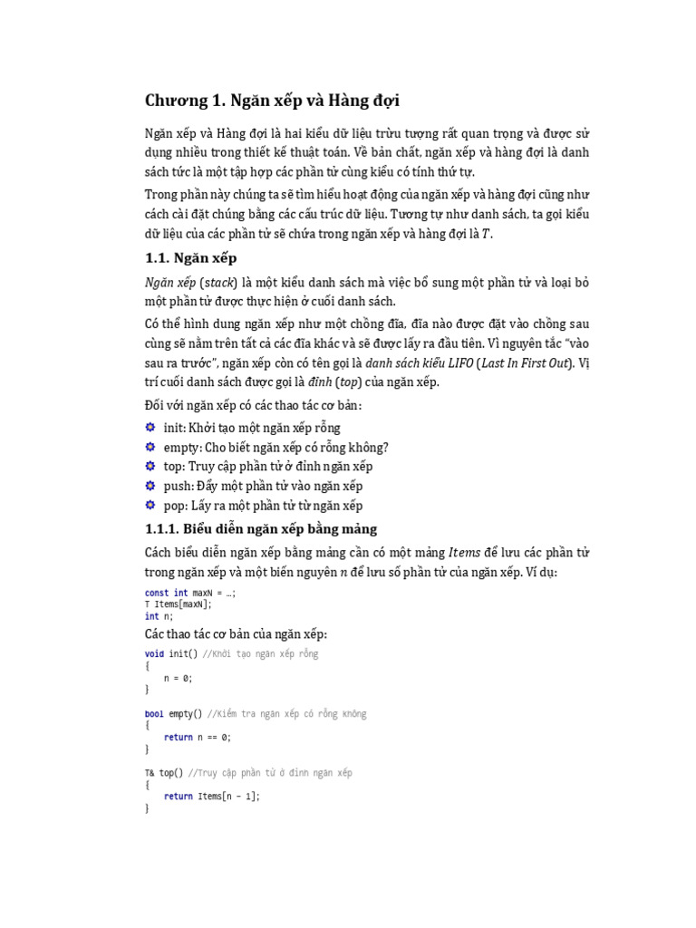 Stacks Queues | PDF Stacks Queues | PDF