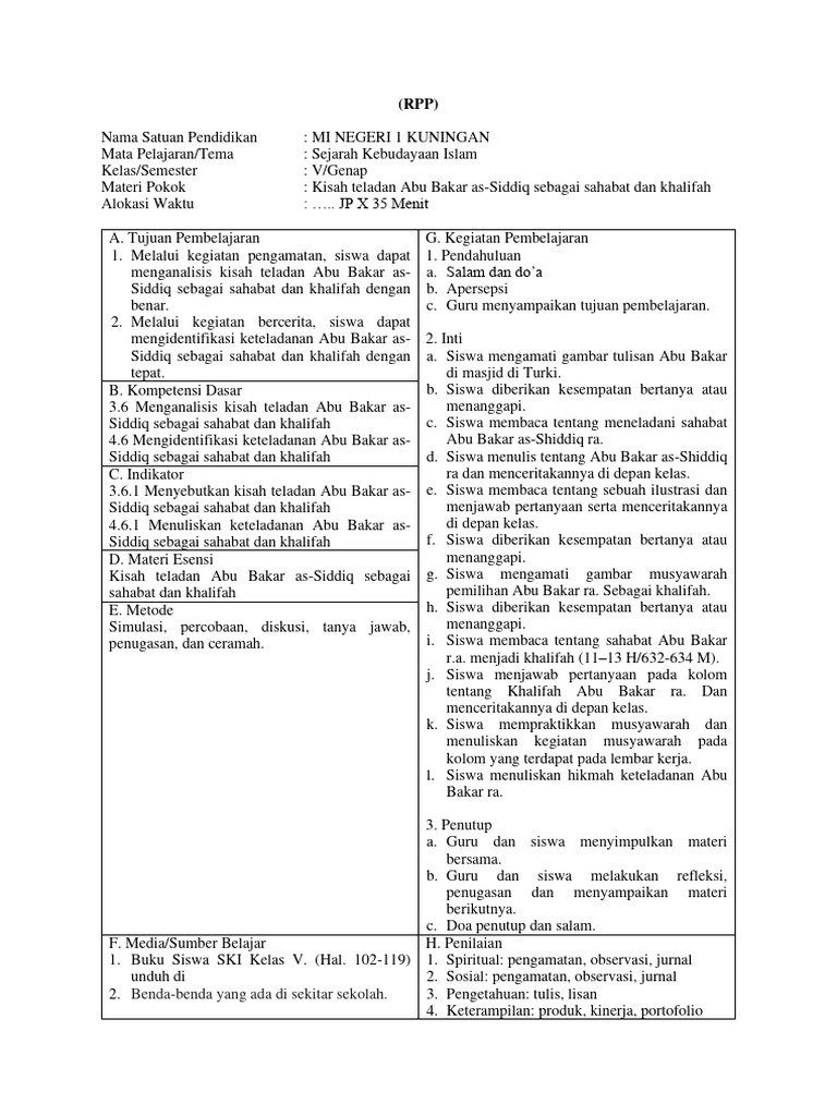 RPP Ski SMT | PDF | Seni & Disiplin Bahasa