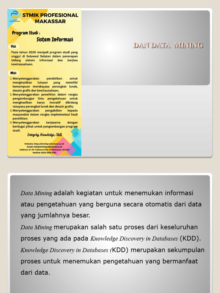 Data Mining | PDF | Bisnis | Teknologi & Rekayasa