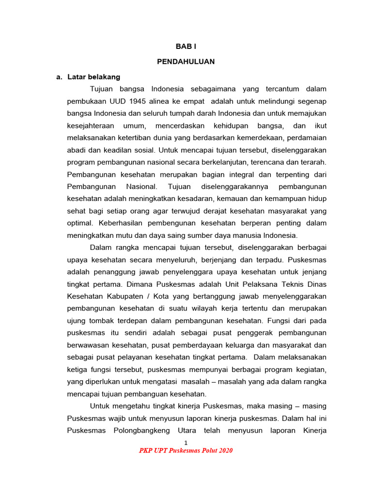 Isi PKP 2021 | PDF | Kesehatan Holistik