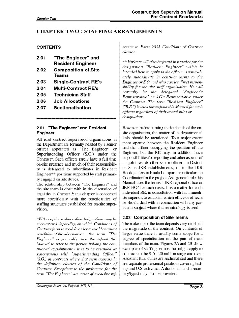 Chapter 2 Staffing Arrangements | PDF
