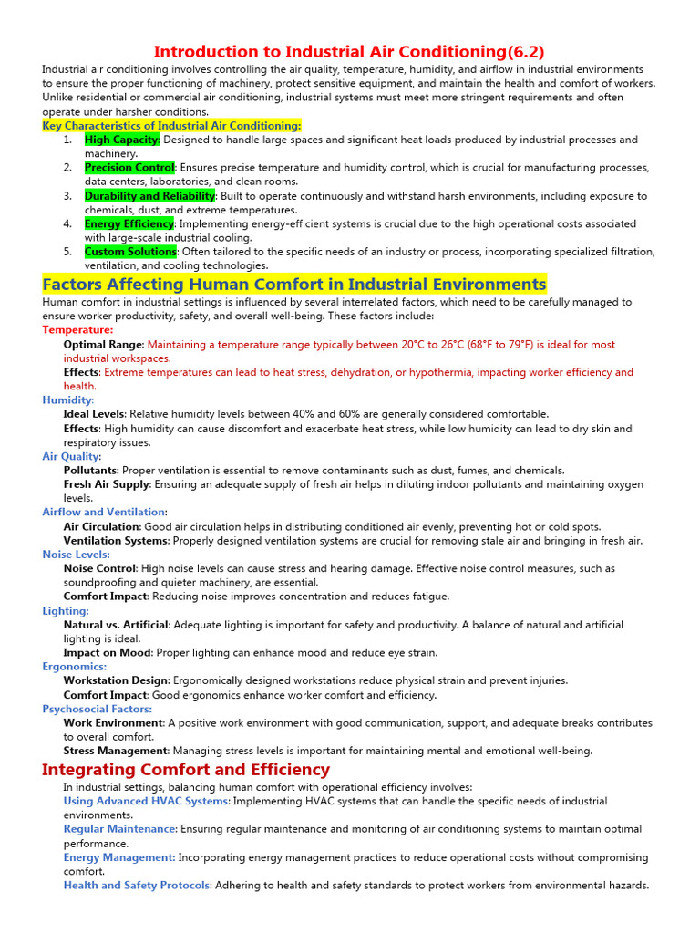 RAC Unit-6.2 | PDF | Humidity | Ventilation (Architecture)