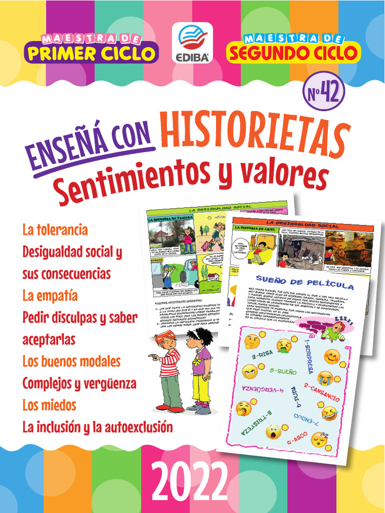 Historietas sobre Valores y Emociones | PDF