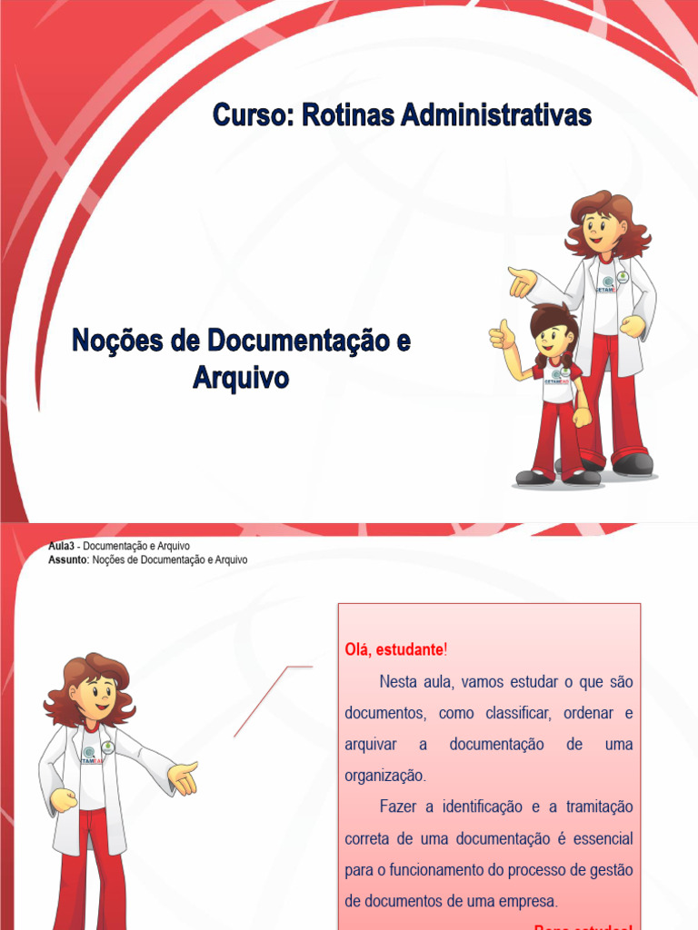 Noções de Documentação e Arquivo | PDF | Informação | Documento