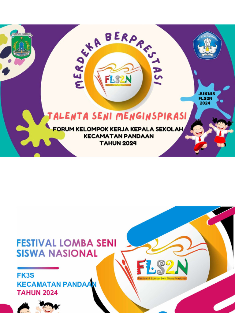 Pedoman FLS2N Tahun 2024 Kecamatan Pandaan | PDF