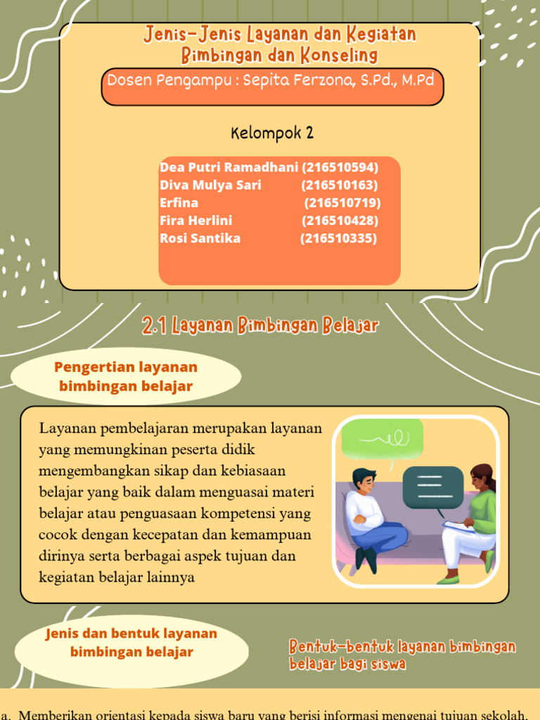 Kel 2-Bimbingan Konseling | PDF | Karier & Perkembangan
