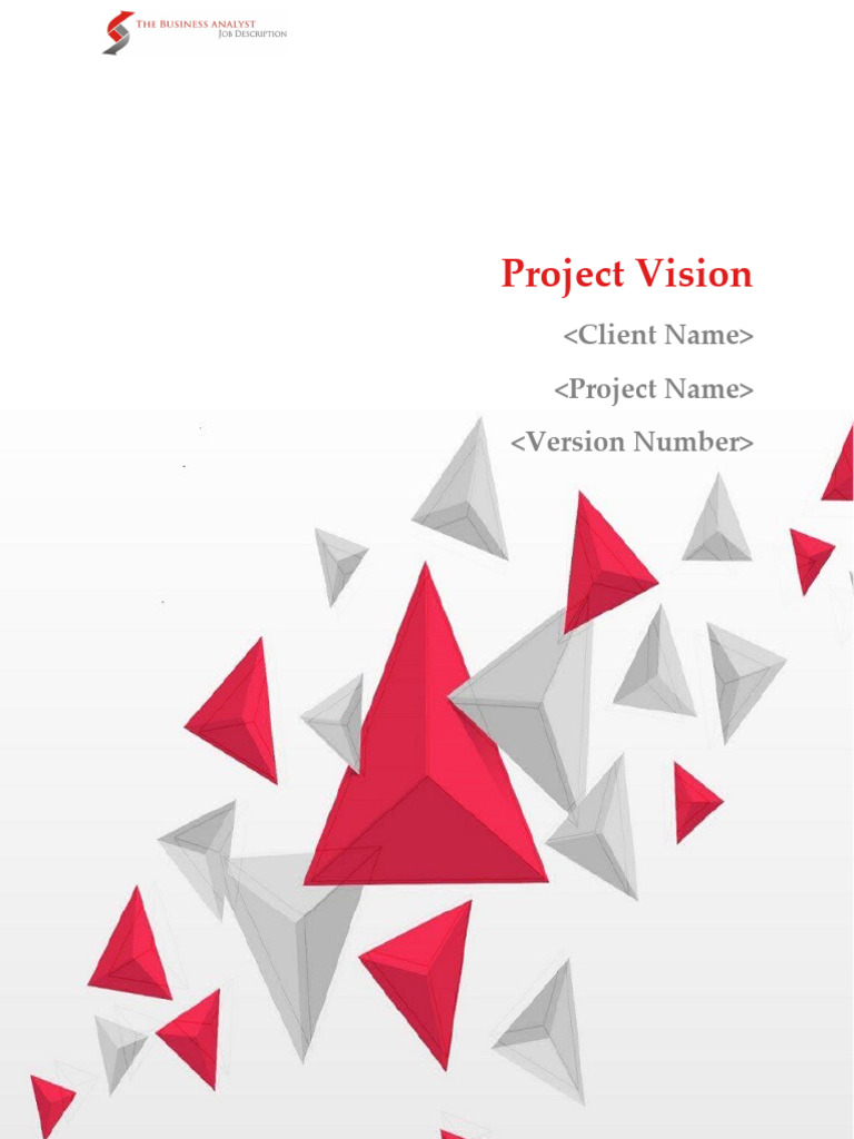 Project Vision for Stakeholders | PDF | Project Management ...