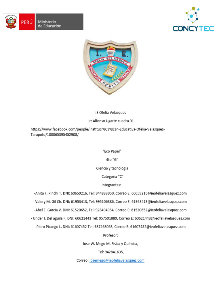 Informe Cyt 2024 | PDF | Sustentabilidad | Reciclaje