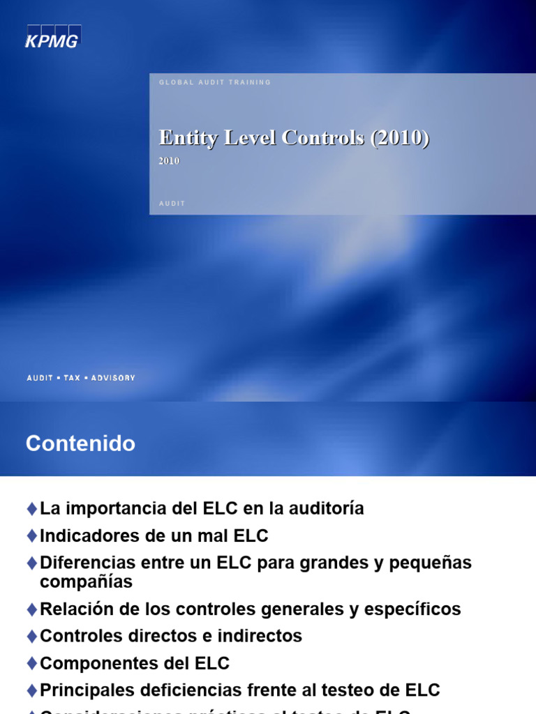 Presentación ELC | PDF | Auditoría | Contabilidad