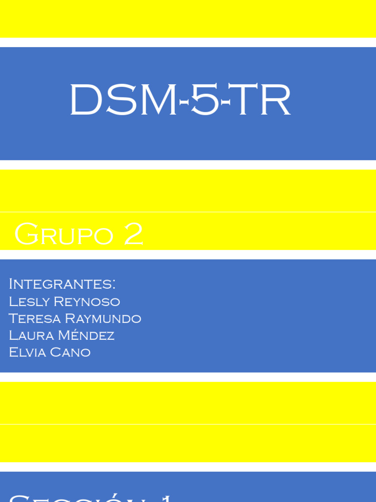 Guía del DSM-5-TR en Español | PDF | Manual Diagnóstico y Estadístico ...