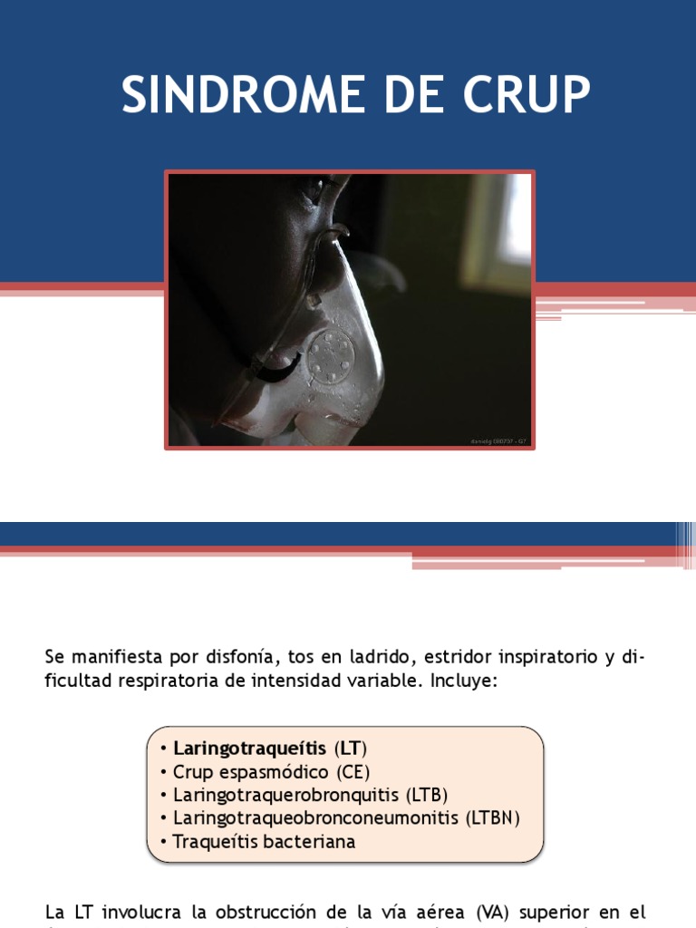 Sindrome de Crup | PDF | Tos | Neumología