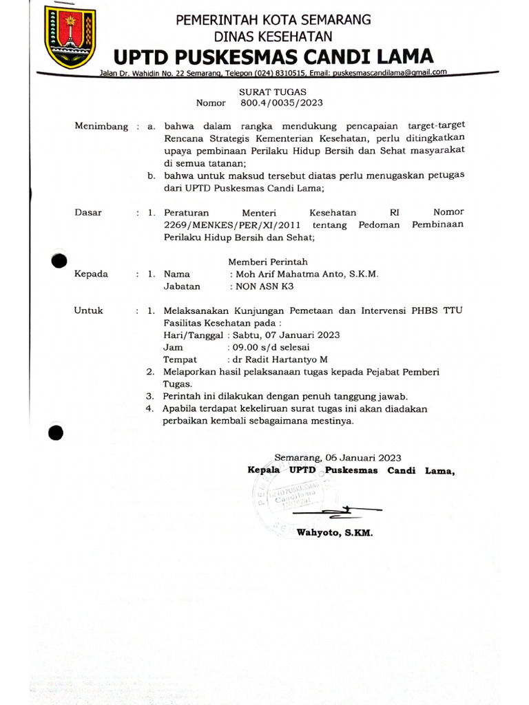 PHBS TTU Faskes 07012023 | PDF