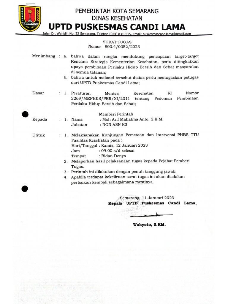 PHBS TTU Faskes 12012023 | PDF