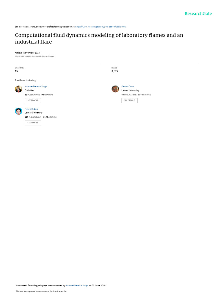 Computational Uid Dynamics Modeling of Laboratory Ames and An ...