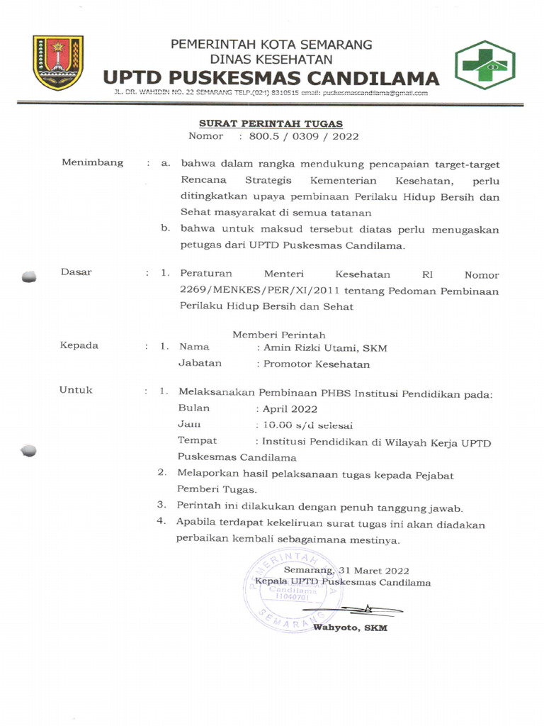 PHBS Sekolah 2022 | PDF