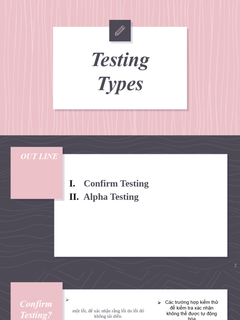 Testing Type | PDF