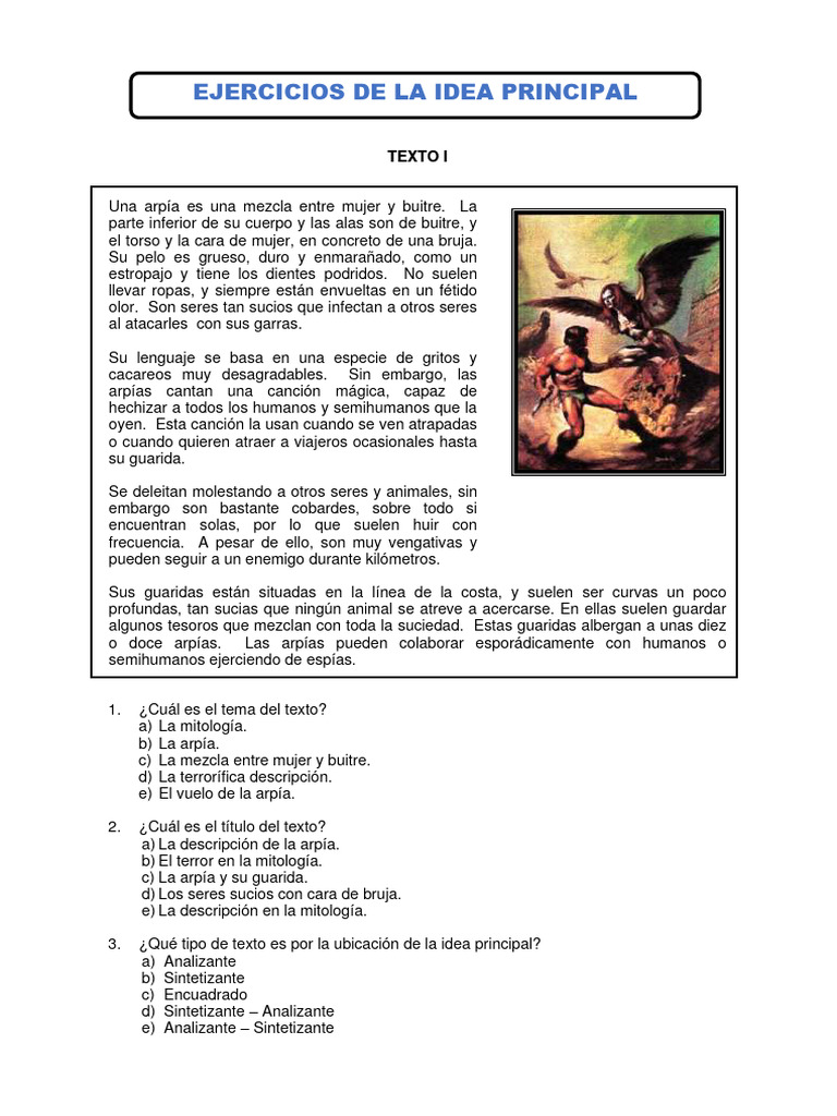 Arpías: Mitología y Descripción | PDF | Serpiente