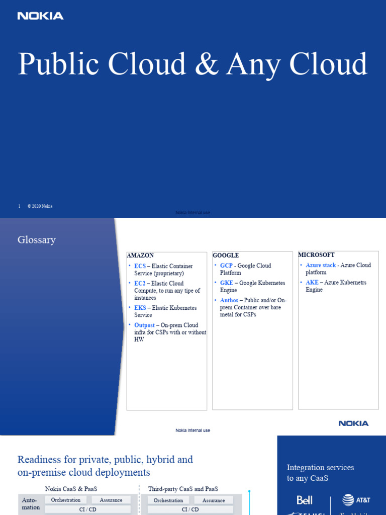 Public Cloud & Any Cloud v1 | PDF | Cloud Computing | Software As A Service