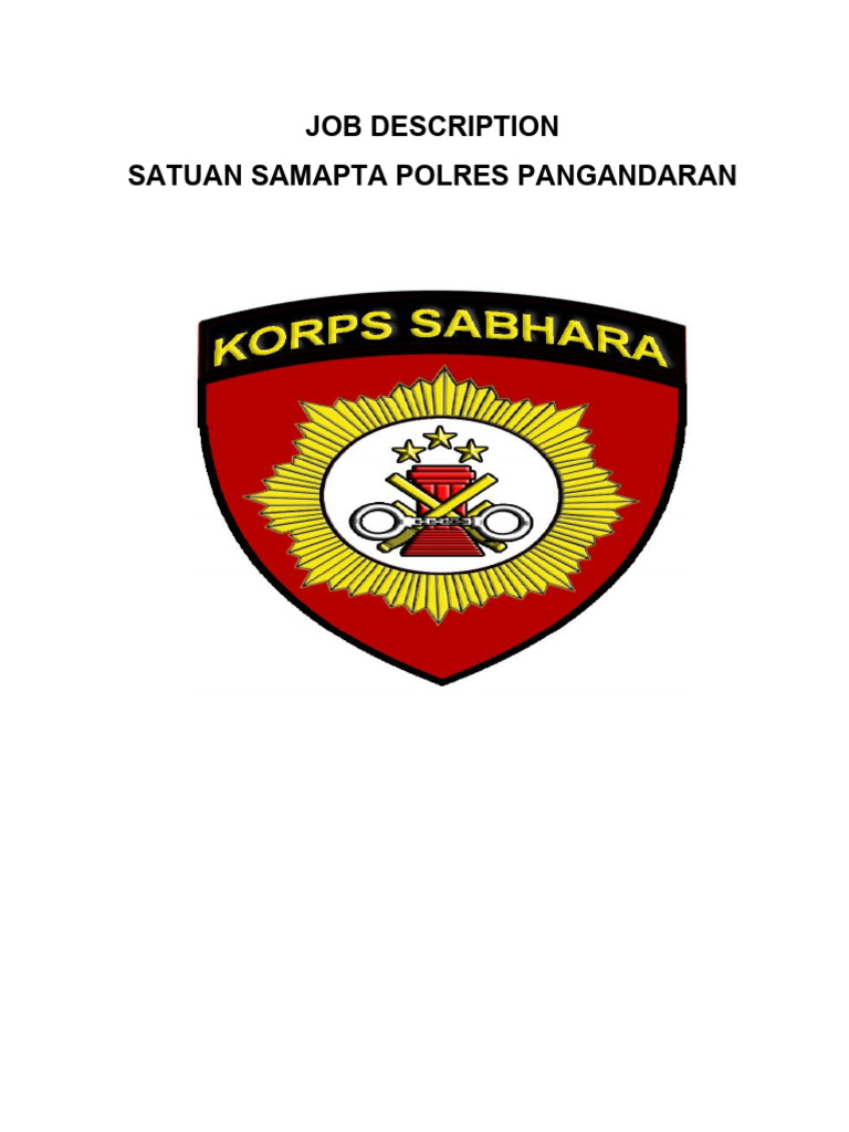 Job Description Sat Samapta | PDF
