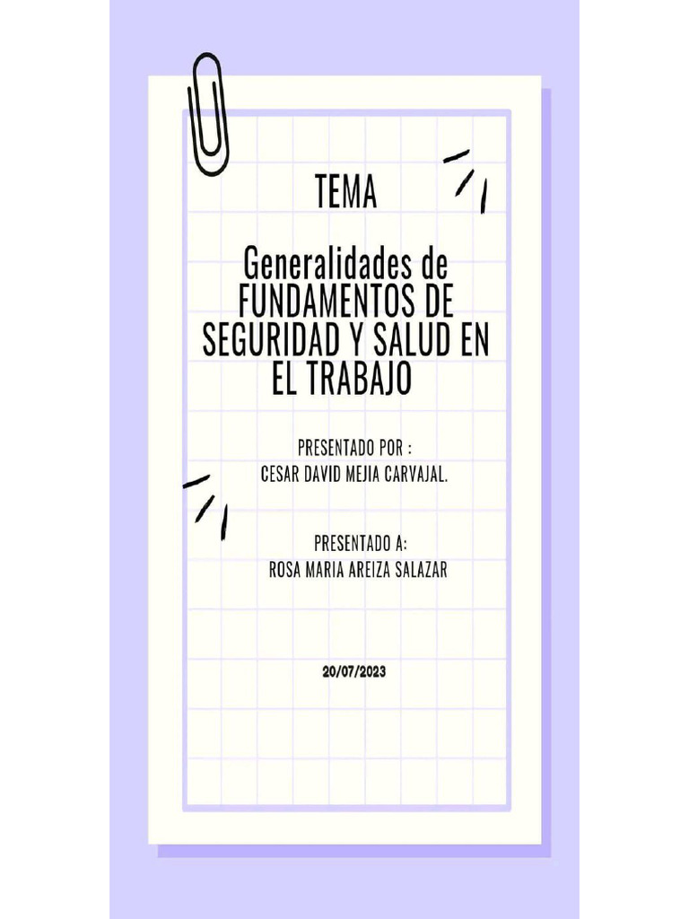 Fundamentos de Seguridad | PDF