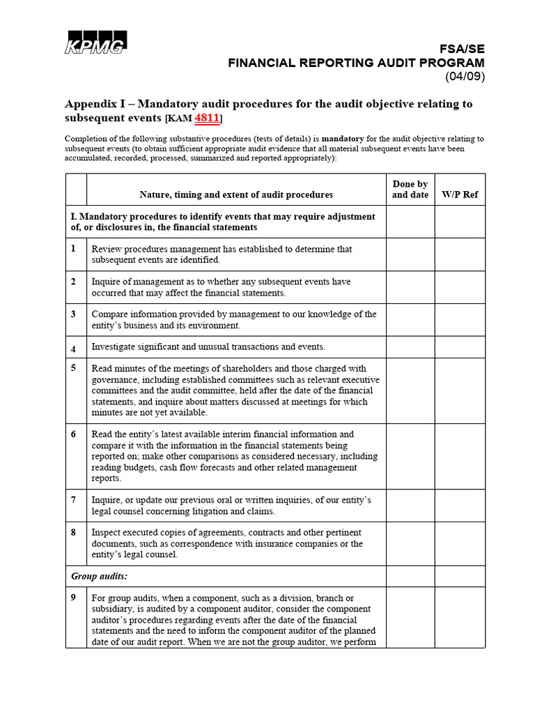 FRAP Appendix 1 | PDF | Auditor's Report | Audit