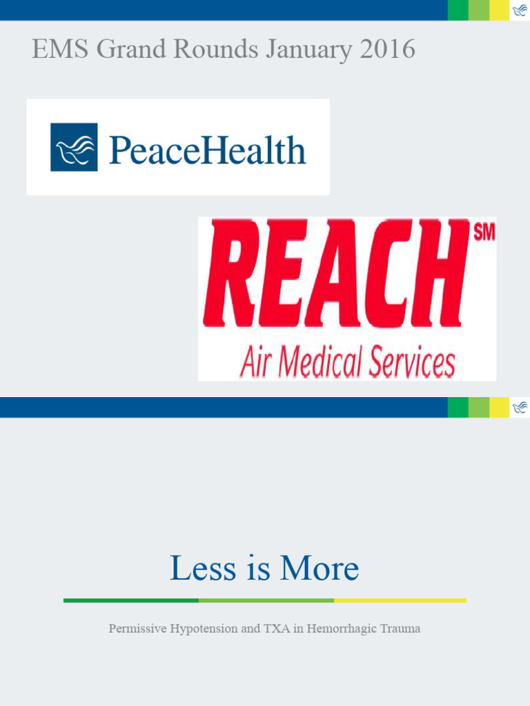 Final Less Is More | PDF | Bleeding | Intravenous Therapy