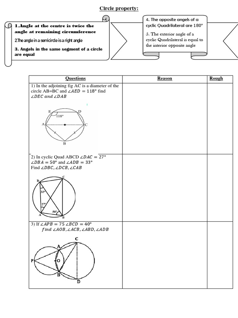 Circles and Tangents | Download Free PDF | Circle | Triangle Geometry