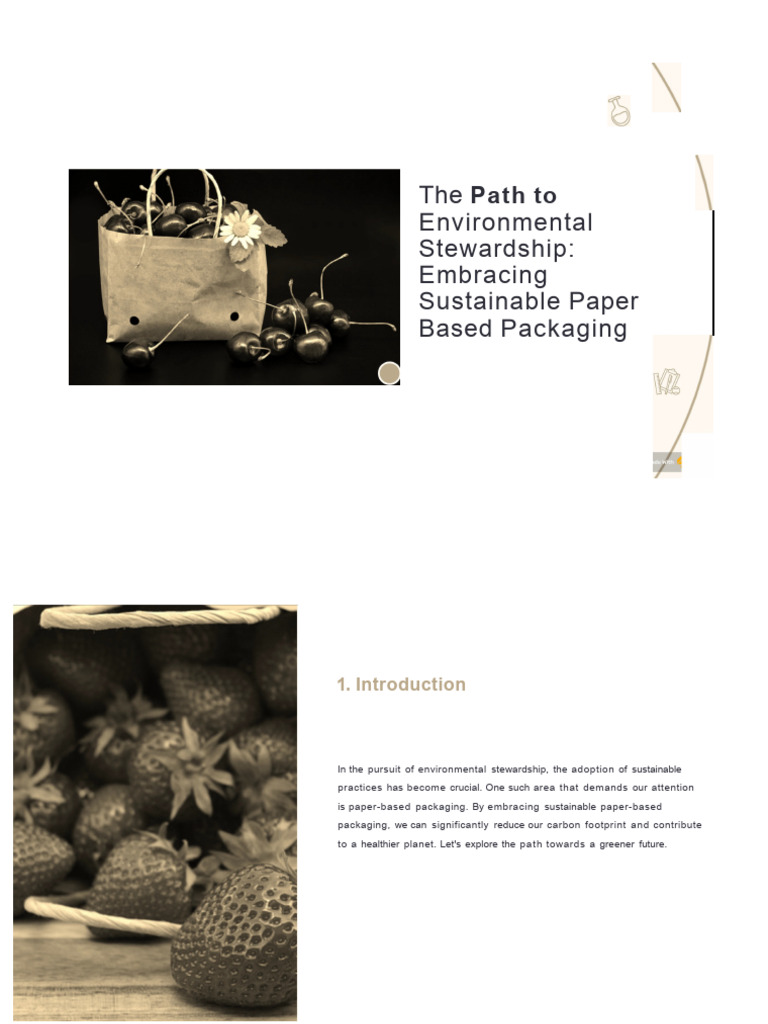 The Environmental Stewardship: Embracing Sustainable Paper Based Packaging | PDF ...