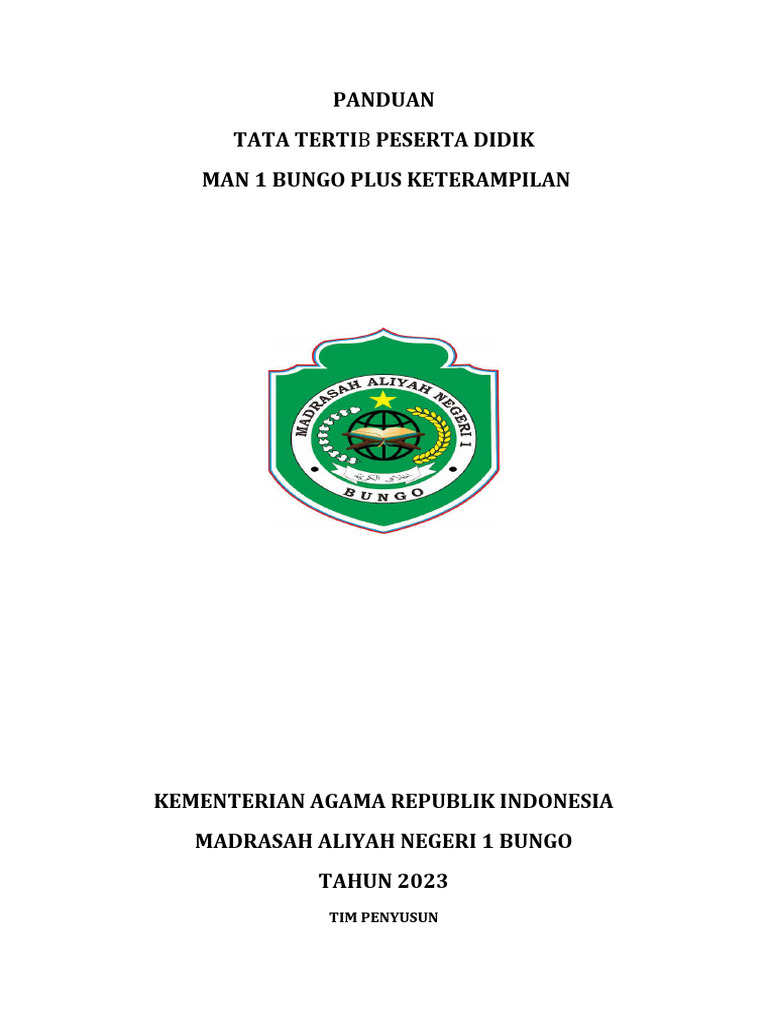 Tata Tertip Dan Sangsi Pelanggaran Siswa | PDF | Perjalanan