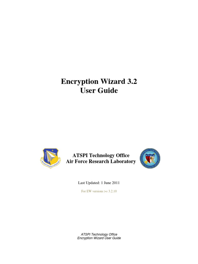Encryption Wizzard Manual | PDF | Public Key Cryptography | Encryption