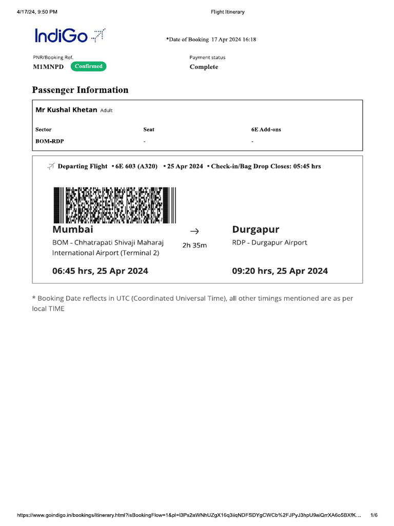 Ticket Return | PDF