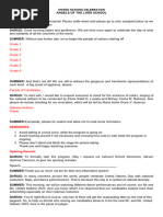 Un Emcee Script | PDF | United Nations | International Relations