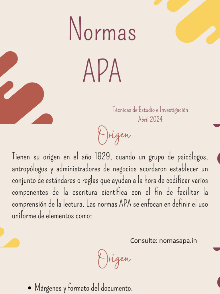 Normas APA 2024: Márgenes y Formato | PDF | Artes del Lenguaje y ...
