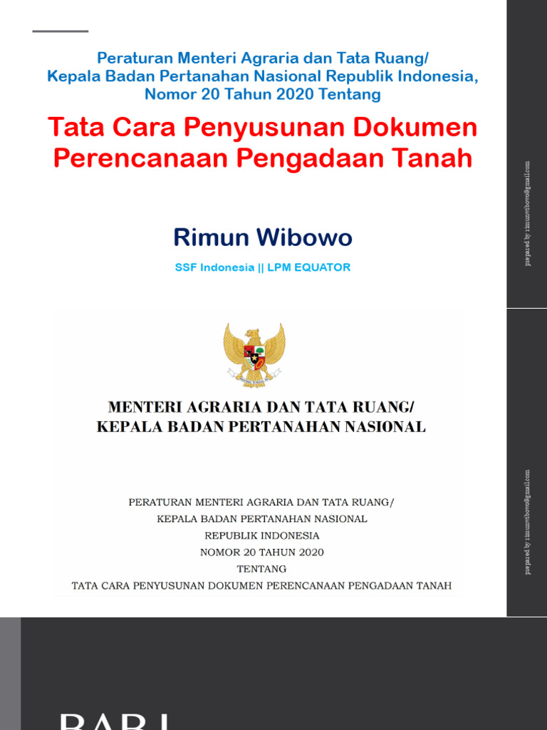 176 Permen Atr BPN No 20 Tahun 2020 Lampiran PDF | PDF