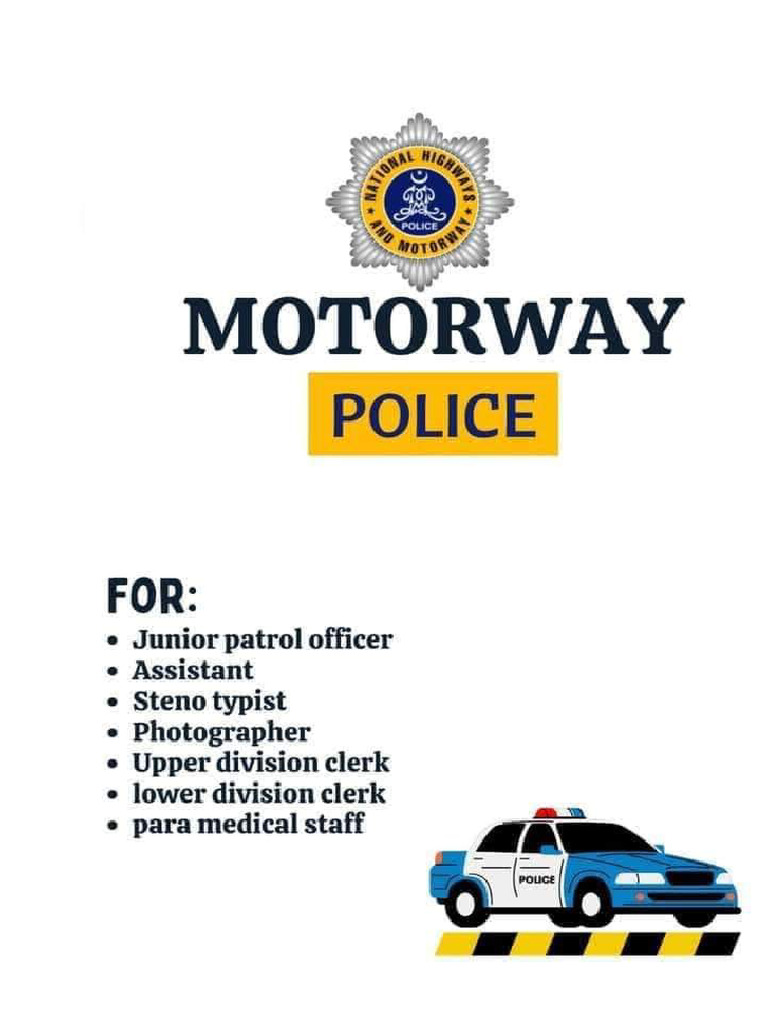 Motorway Police MCQs | PDF