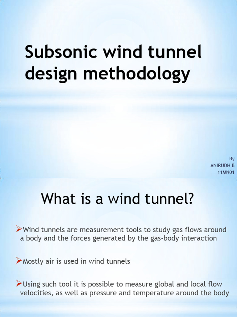 Wind Tunnel Design | PDF | Wind Tunnel | Nozzle
