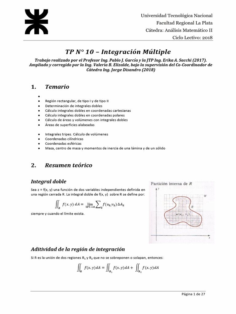 TP10 | PDF | Integral | Sistema coordinado