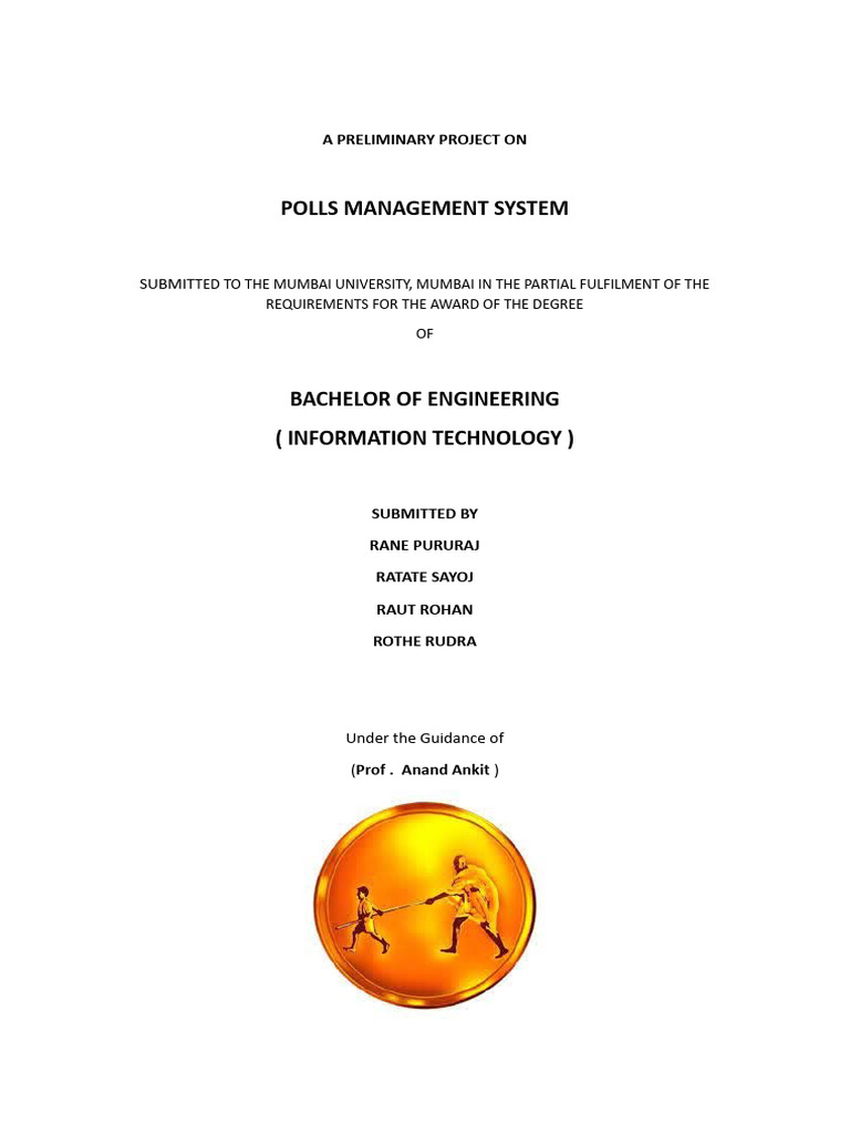 Polls Management System | PDF | Computer Security | Security