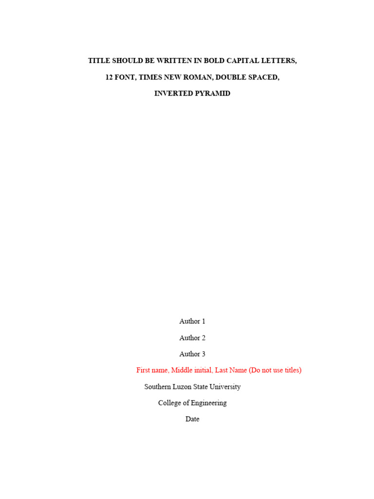 Thesis Format 2018 Revised | PDF | Citation | Methodology