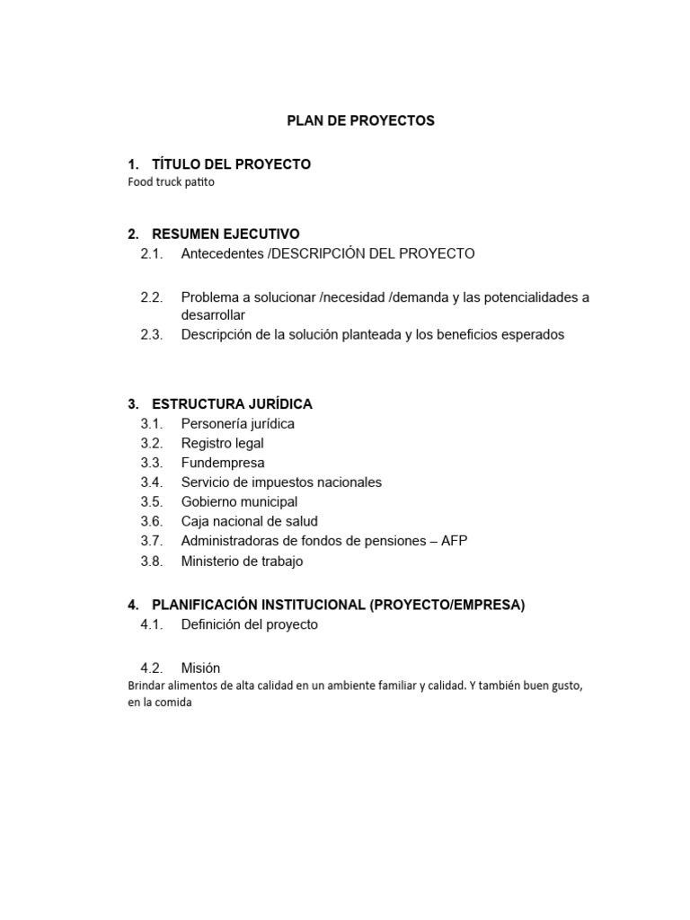 Plan de Proyectos - 2023 | PDF | Marketing | Mercado (economía)