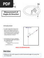 Angles and Directions in Surveying | PDF | Surveying | Angle